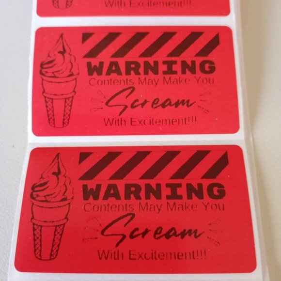 Hand Crafted | Office | 0 Warning Shipping Labels Thermal Packaging ...